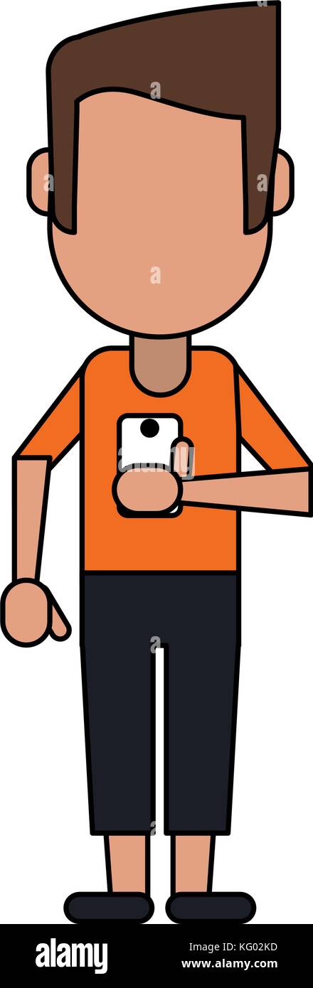 person using phone icon image Stock Vector Image & Art - Alamy