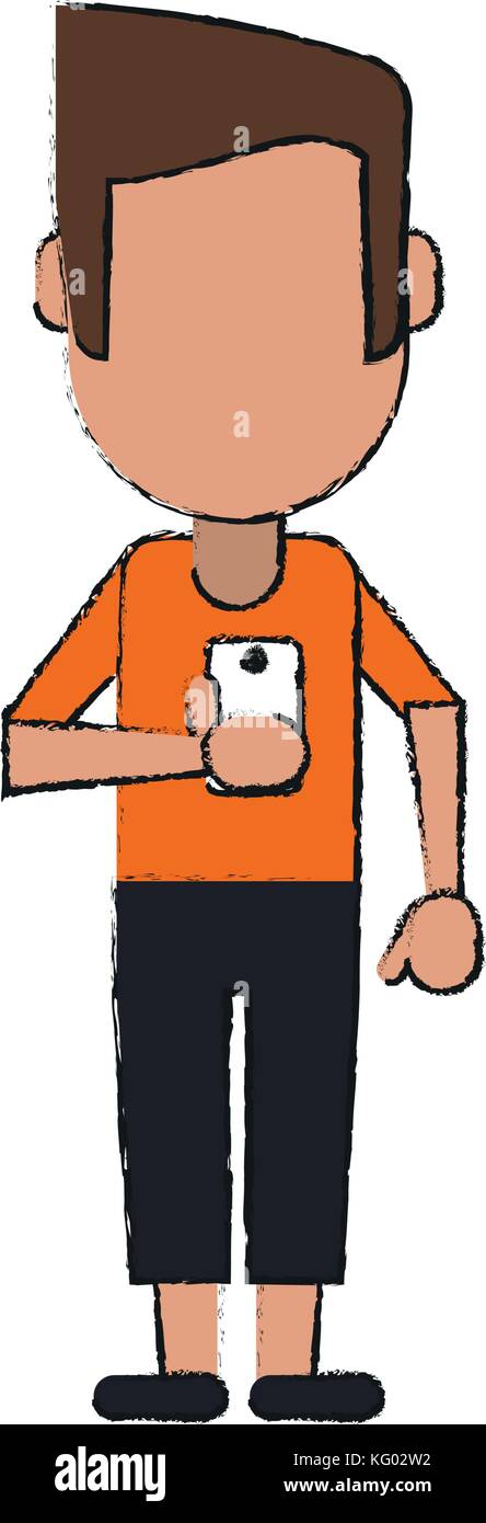 person using phone icon image Stock Vector Image & Art - Alamy