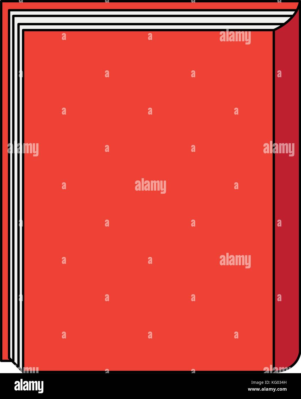 Closed book icon image Stock Vector Images - Alamy