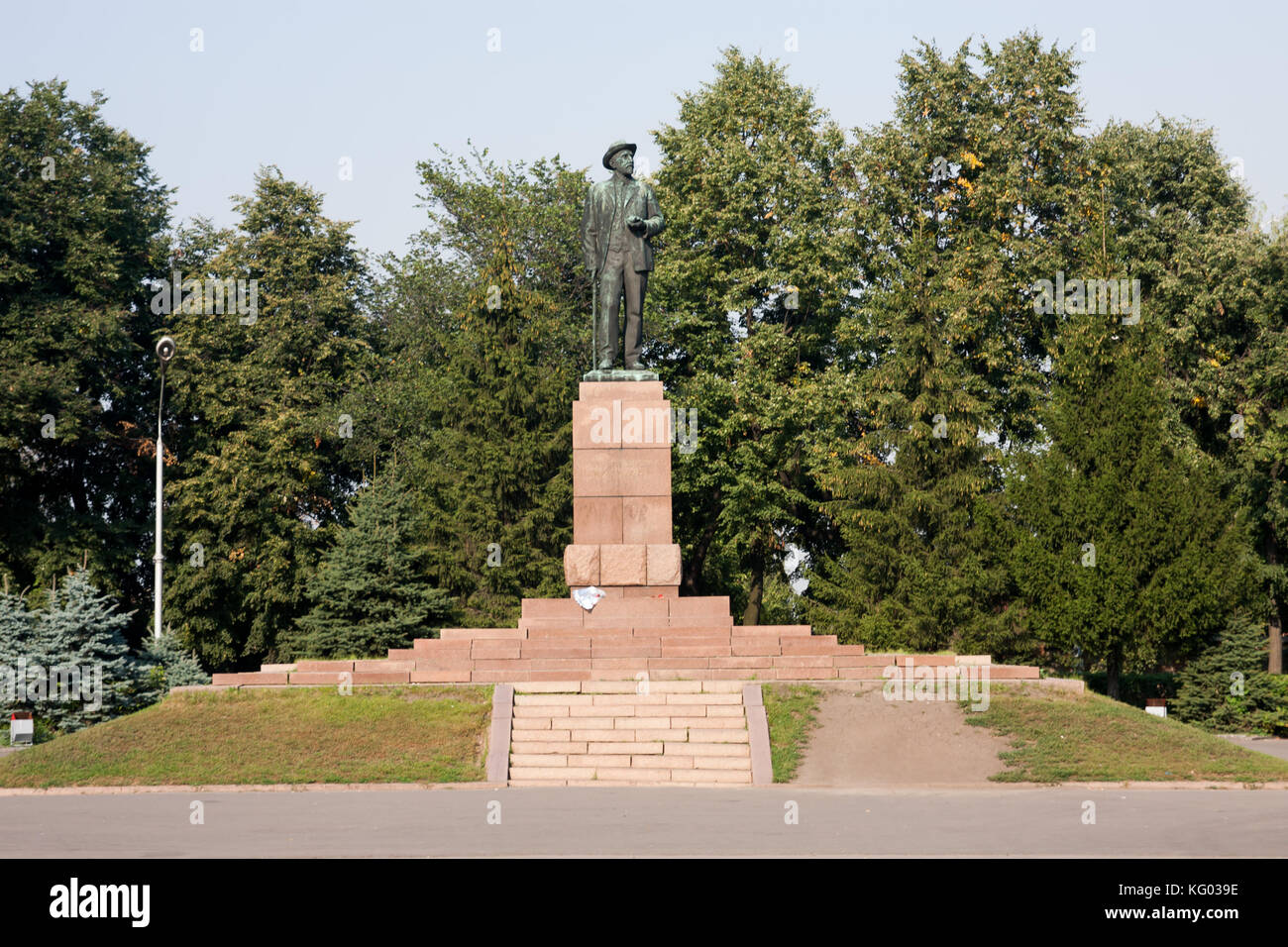 Michurinsk. Russia - Summer 2008: Monument to Ivan Michurin russian ...