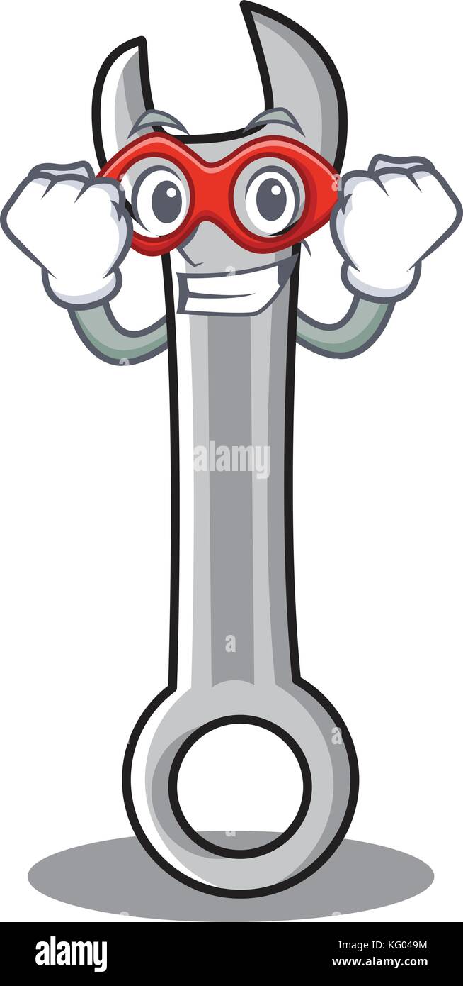 Super hero spanner character cartoon style Stock Vector Image & Art - Alamy