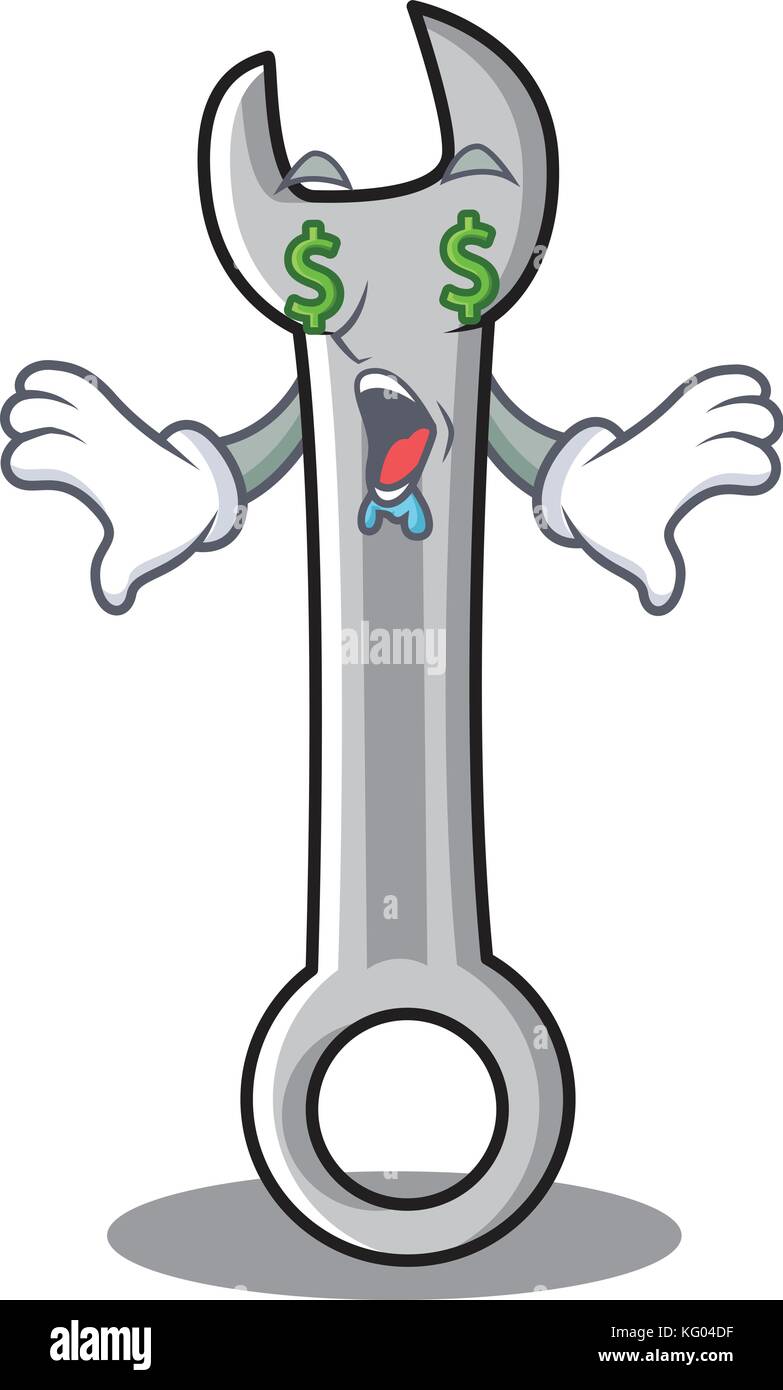 Money eye spanner character cartoon style Stock Vector Image & Art - Alamy