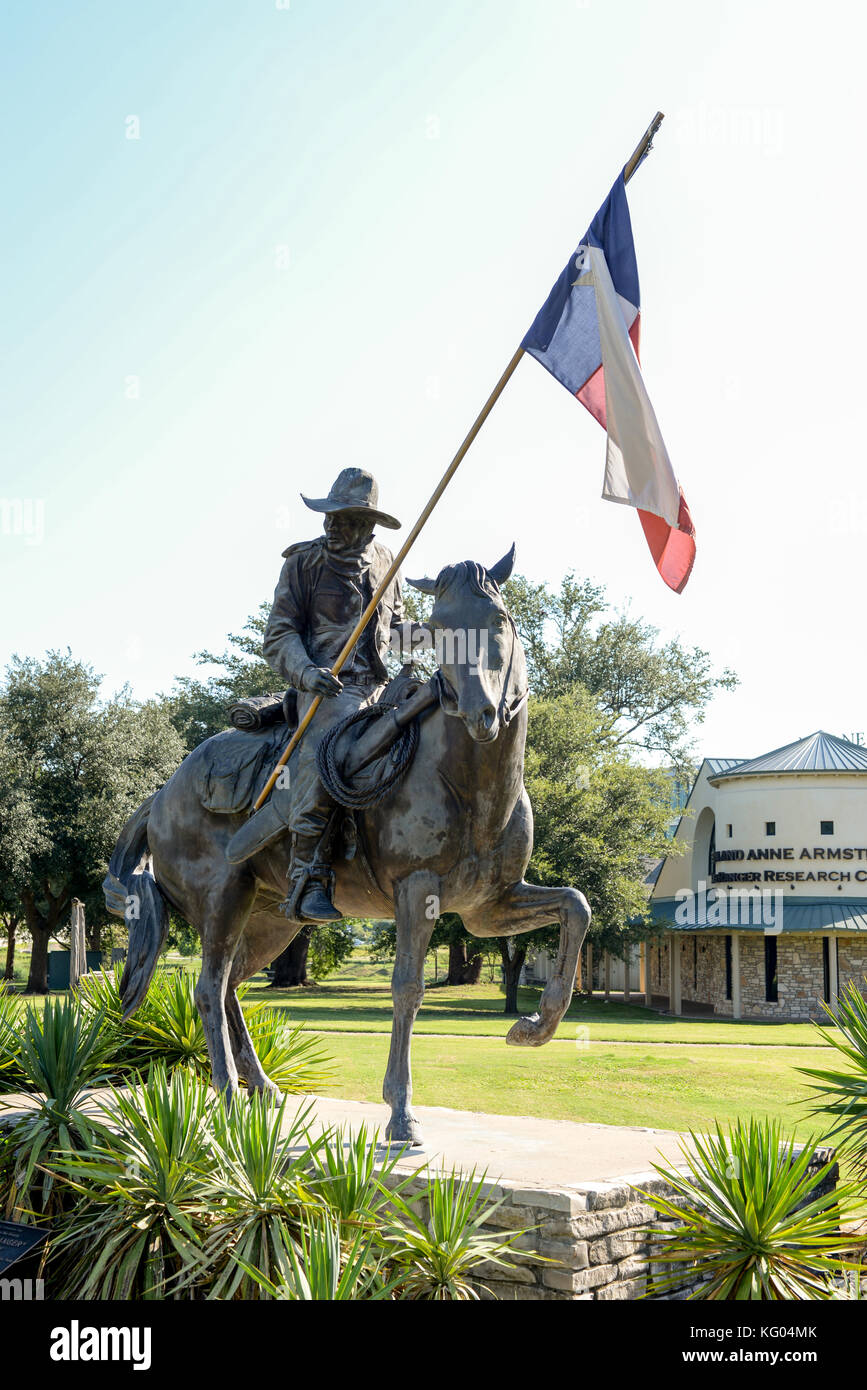 Texas Ranger statue Stock Photo - Alamy