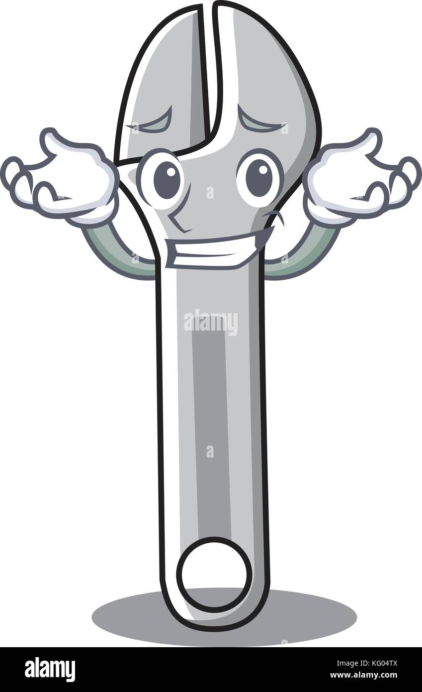 Grinning wrench character cartoon style Stock Vector Image & Art - Alamy