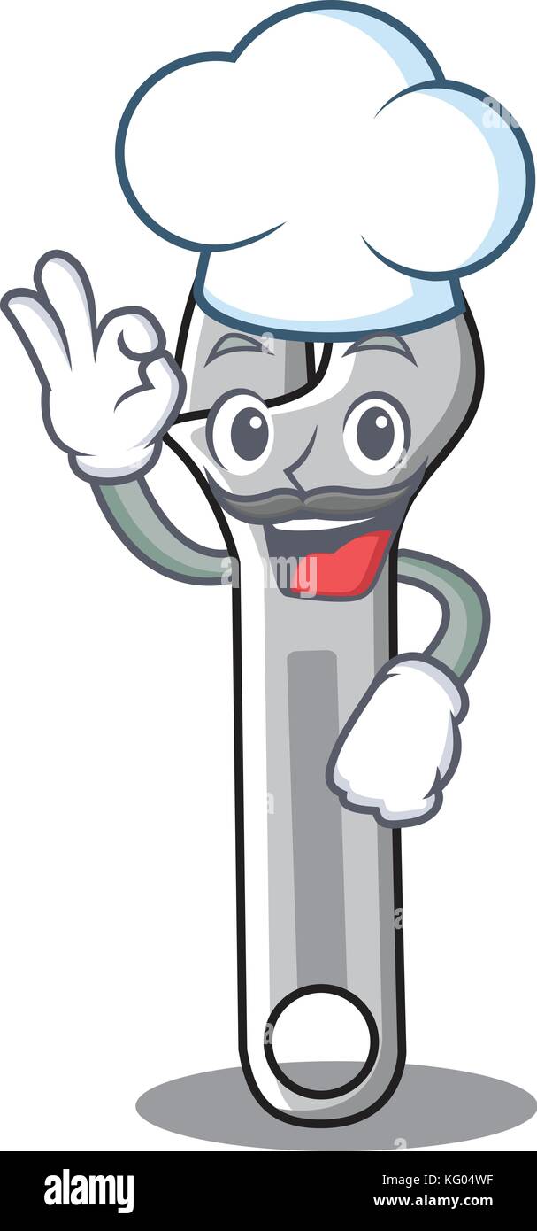 Chef wrench character cartoon style Stock Vector Image & Art - Alamy