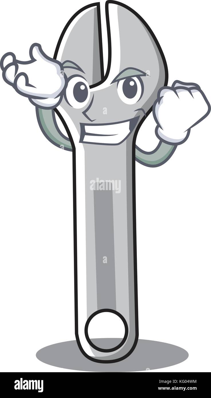 Successful wrench character cartoon style Stock Vector Image & Art - Alamy