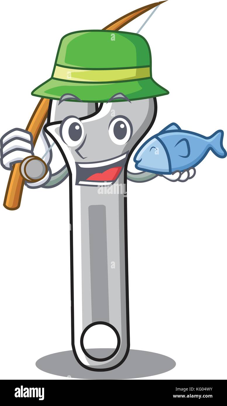 Fishing wrench character cartoon style Stock Vector Image & Art - Alamy