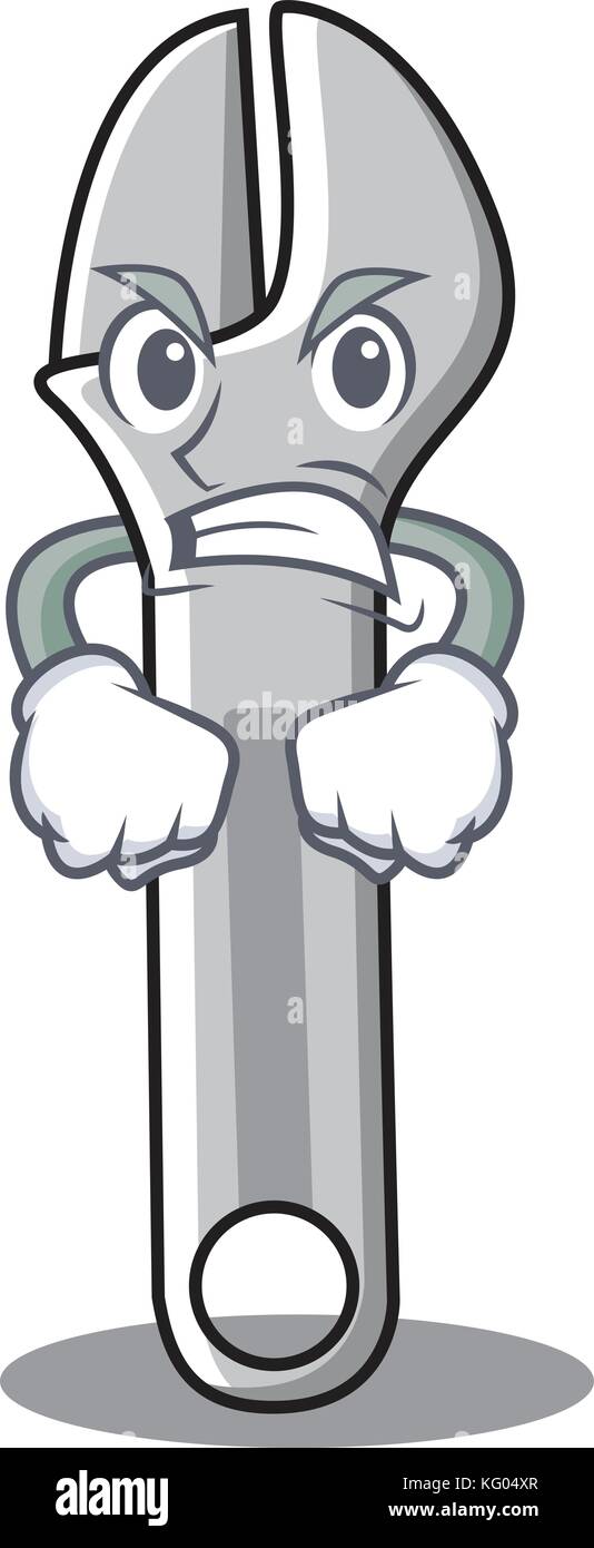 Angry wrench character cartoon style Stock Vector Image & Art - Alamy