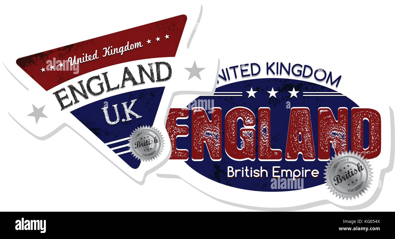 england emblem graphic art vector illustration design Stock Vector ...