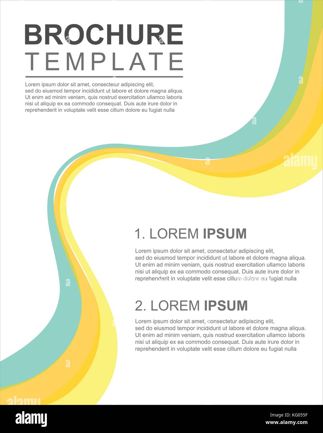 Brochure Layout template style collection Stock Vector Image & Art - Alamy