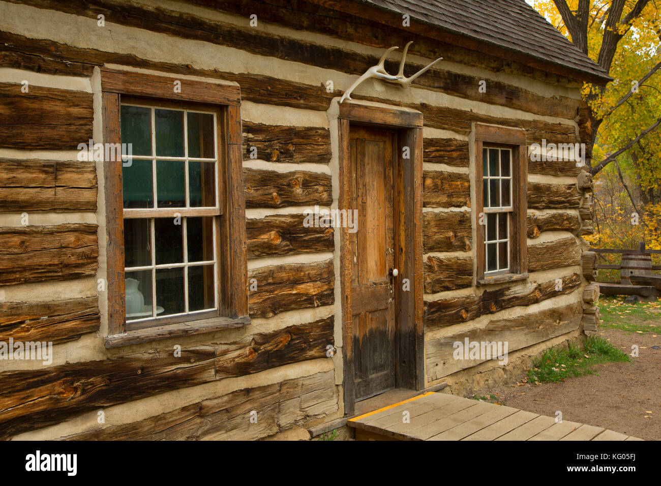 Maltese Cross Cabin, Theodore Roosevelt National Park-South Unit, North ...