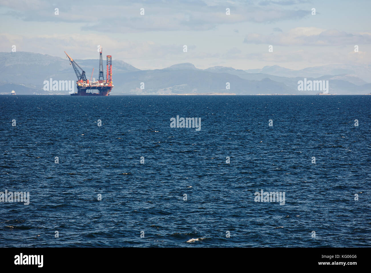 Norwegian oil rig north sea hi-res stock photography and images - Alamy