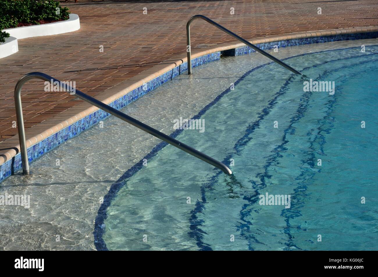 Poolside railing hi-res stock photography and images - Alamy