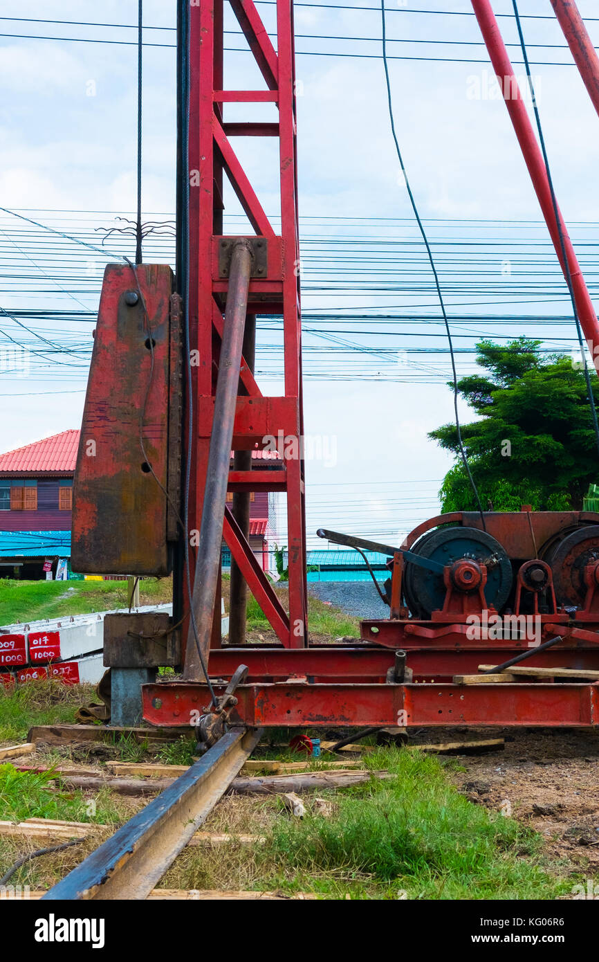 Piling construction site hi-res stock photography and images - Alamy
