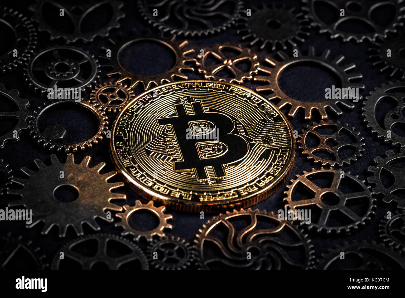 Golden Cog Wheels High Resolution Stock Photography and Images - Alamy