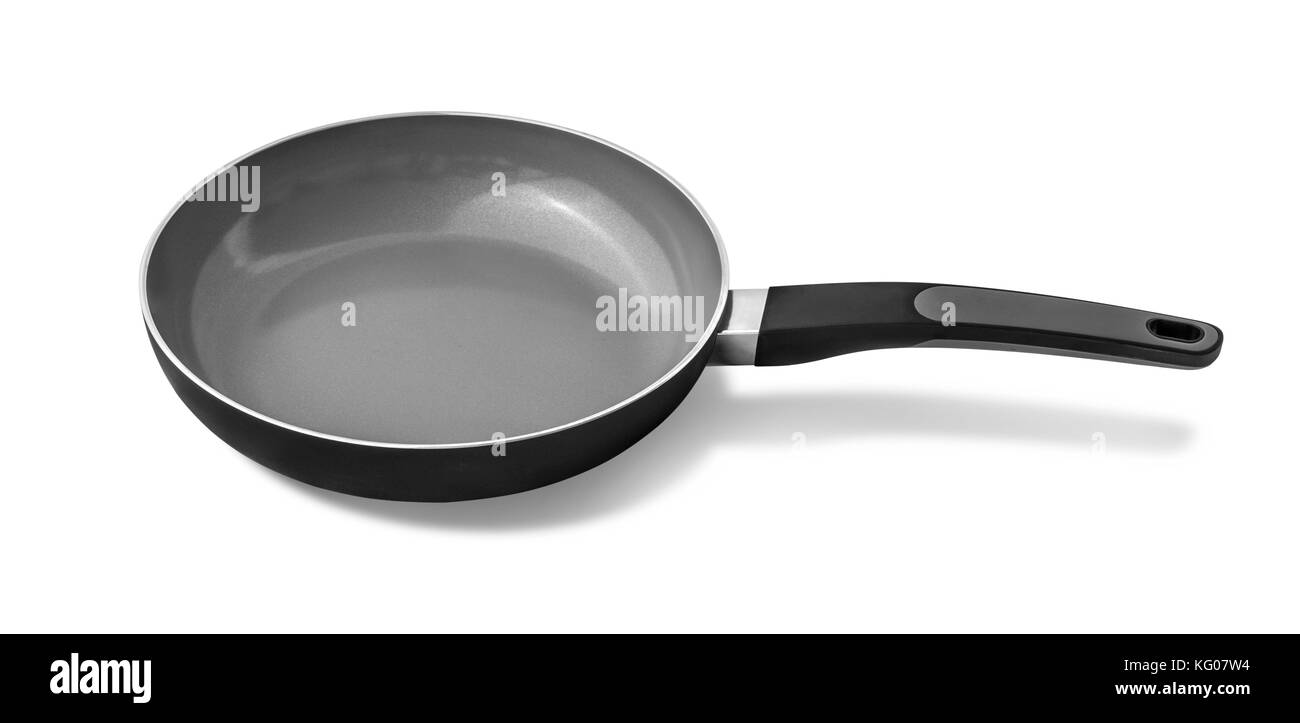 Frying pan isolated on white background with clipping path Stock Photo ...