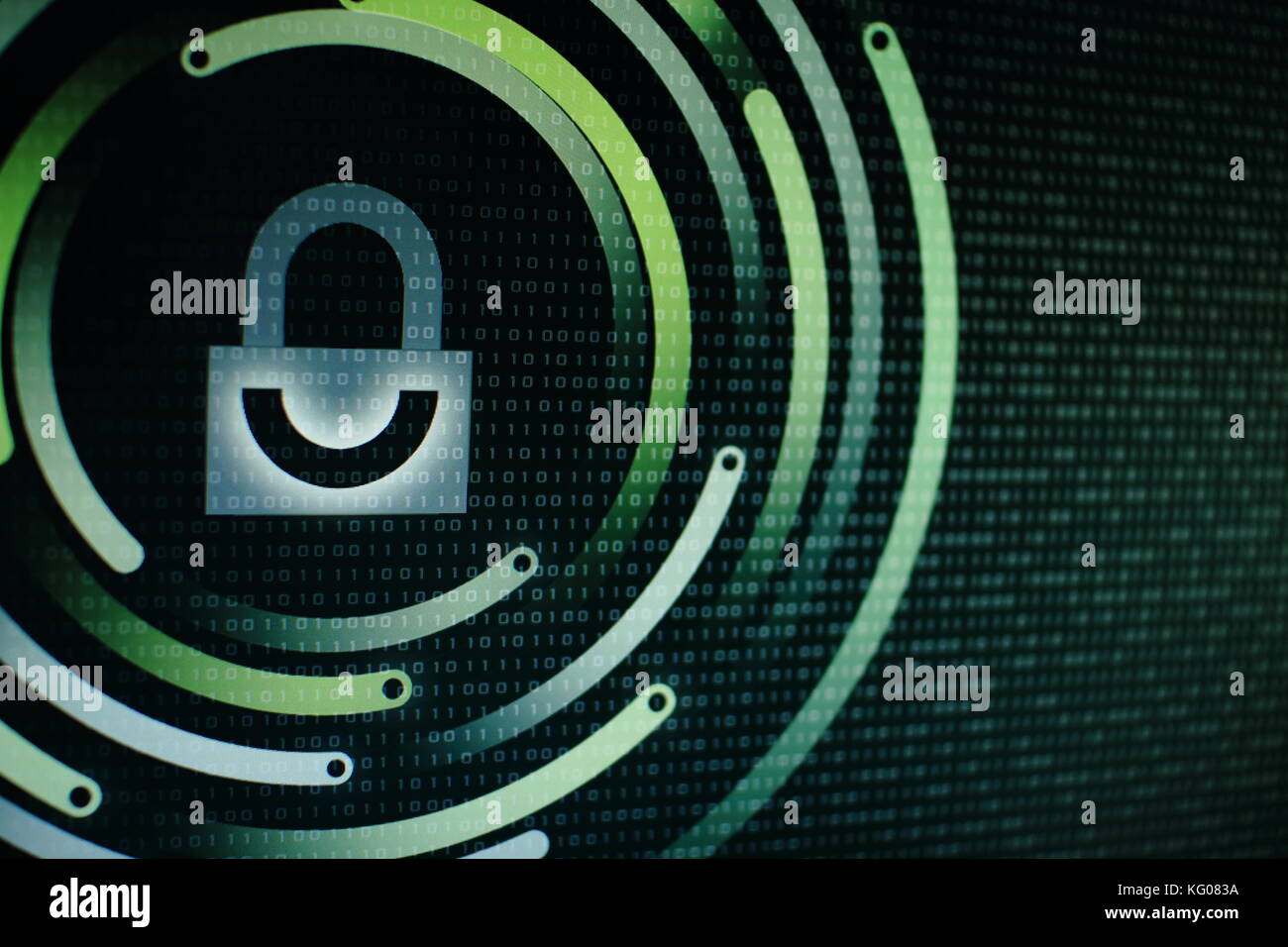 Cybersecurity computer abstract green background hi-res stock ...