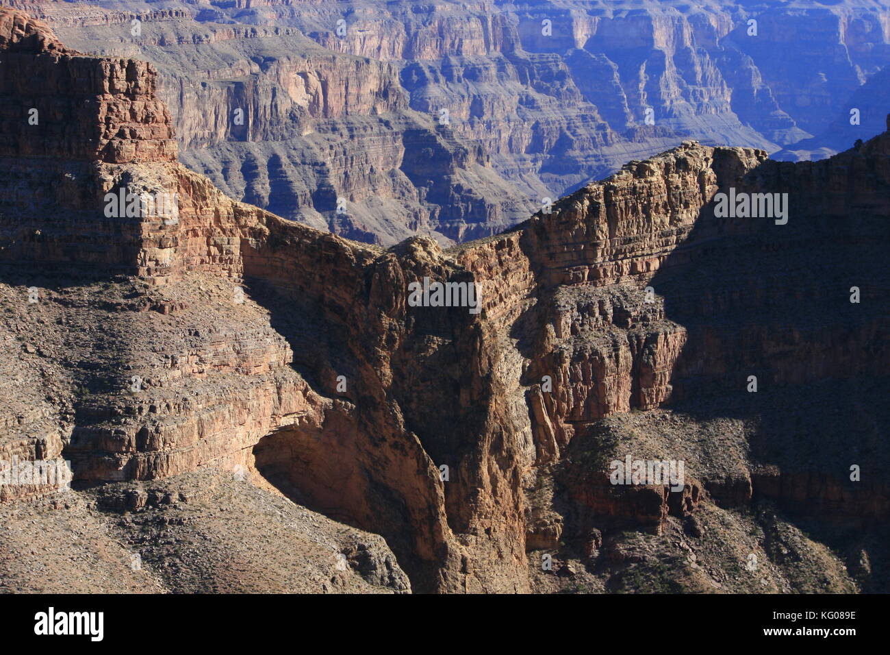 Eagle Point on the West Rim Grand Canyon Arizona.USA. The famous travel ...
