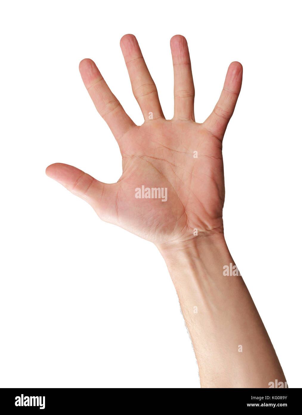 human Hand gesture isolated on white Stock Photo - Alamy