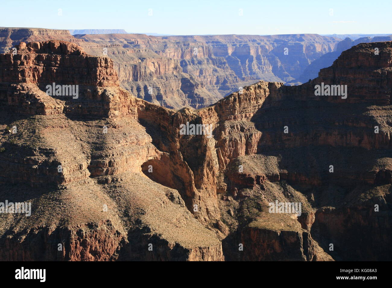 Eagle Point on the West Rim Grand Canyon Arizona.USA. The famous travel ...