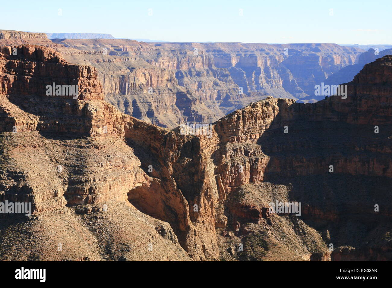 Eagle Point on the West Rim Grand Canyon Arizona.USA. The famous travel ...