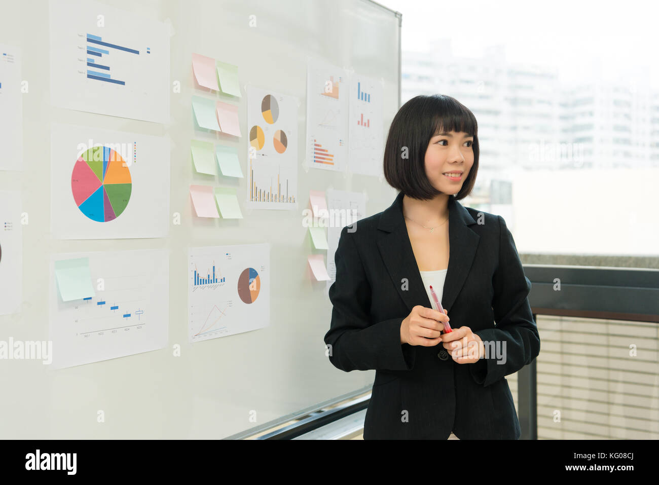 Presenting opinion on business hi-res stock photography and images - Alamy