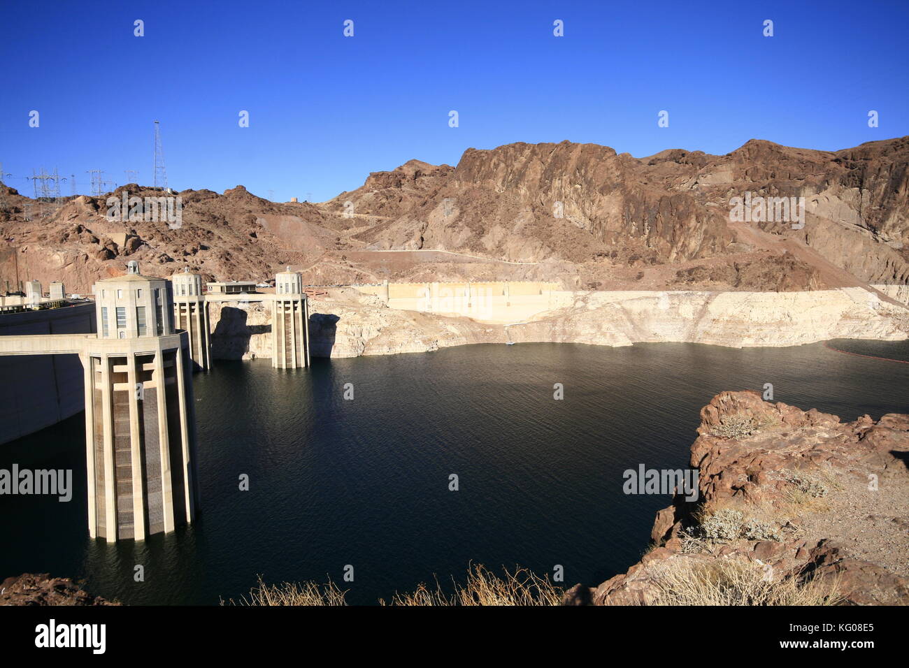 View of the Hoover Dam in Nevada, USA Stock Photo - Alamy