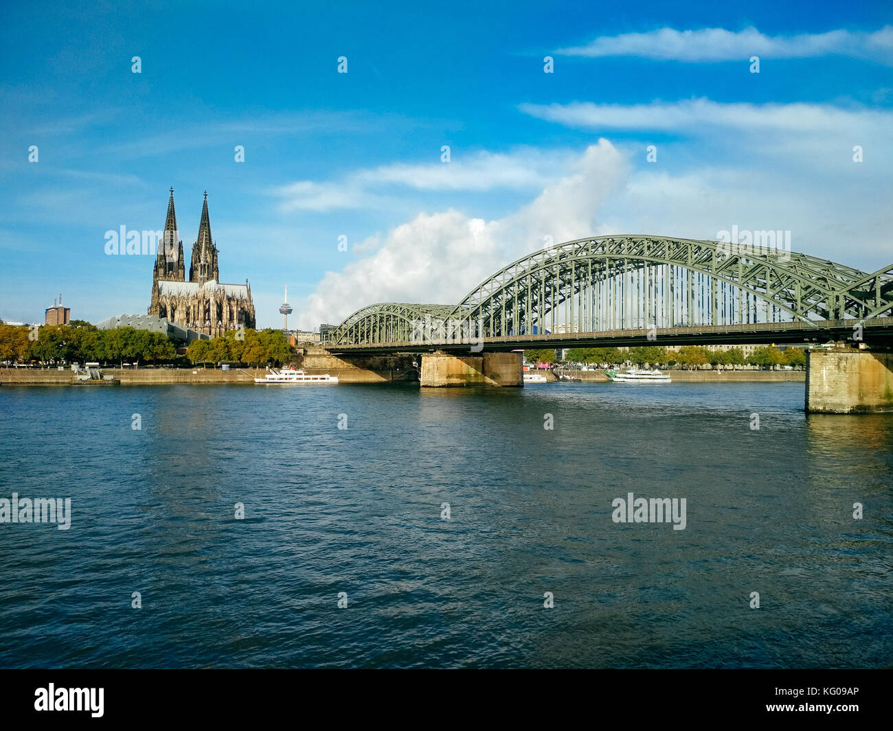 Aerial view of Cologne Germany Stock Photo - Alamy