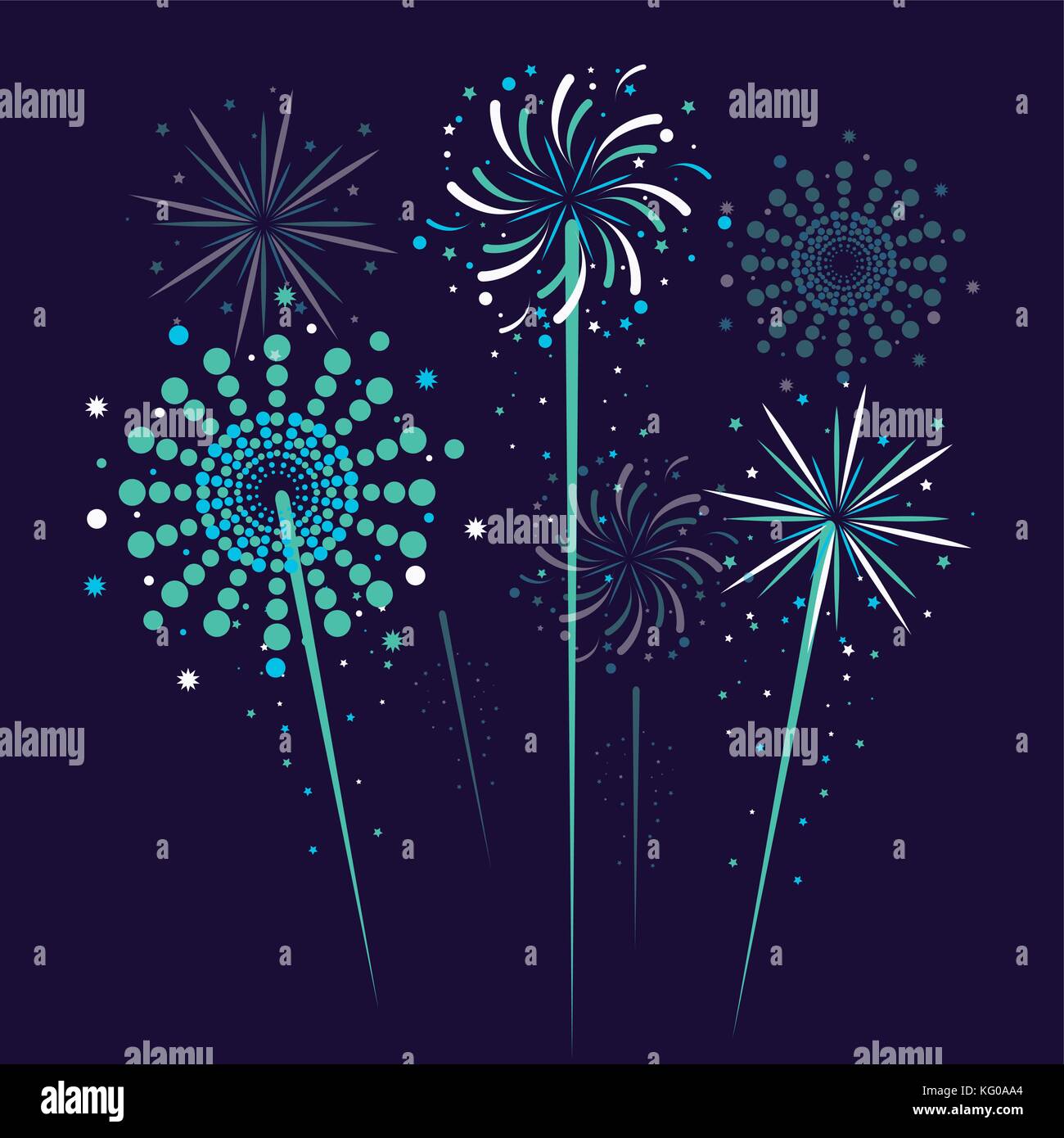Fireworks and celebration Stock Vector Image & Art - Alamy