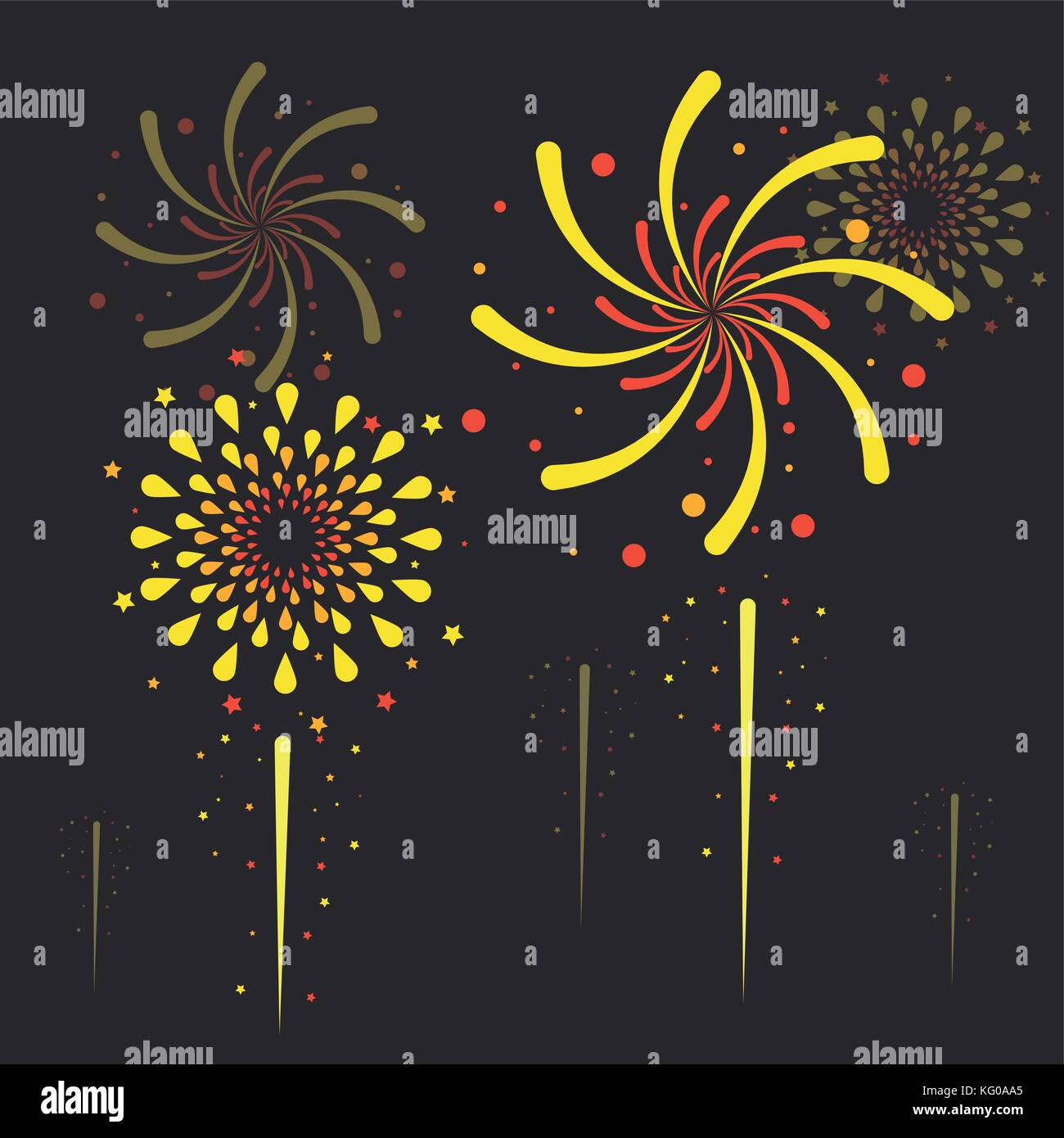 Fireworks and celebration Stock Vector Image & Art - Alamy