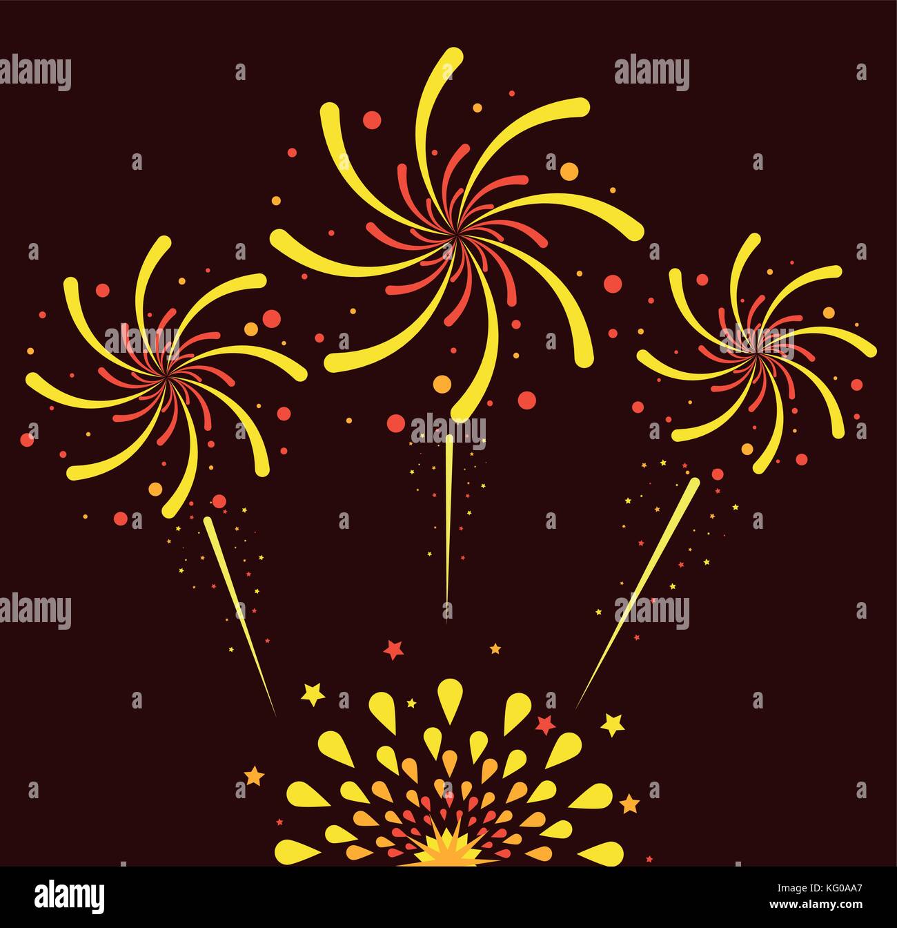 Fireworks and celebration Stock Vector Image & Art - Alamy