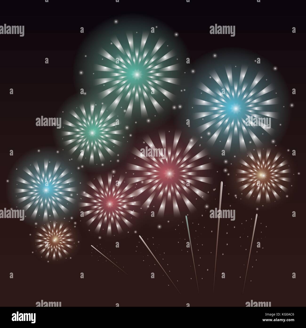 Fireworks and celebration Stock Vector Image & Art - Alamy