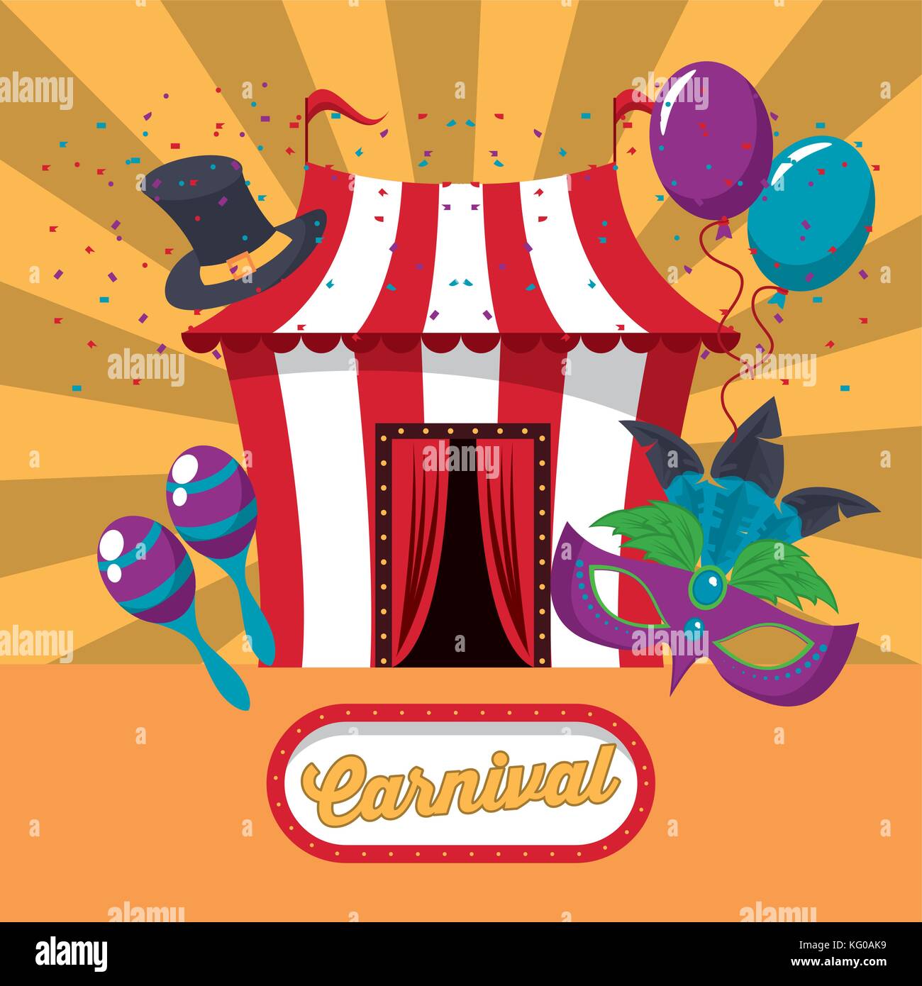 Happy carnival design Stock Vector Image & Art - Alamy