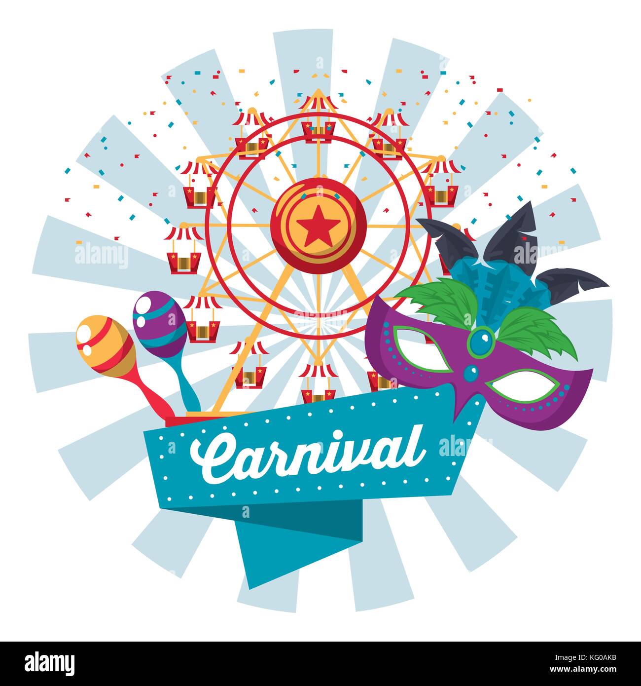 Happy carnival design Stock Vector Image & Art - Alamy