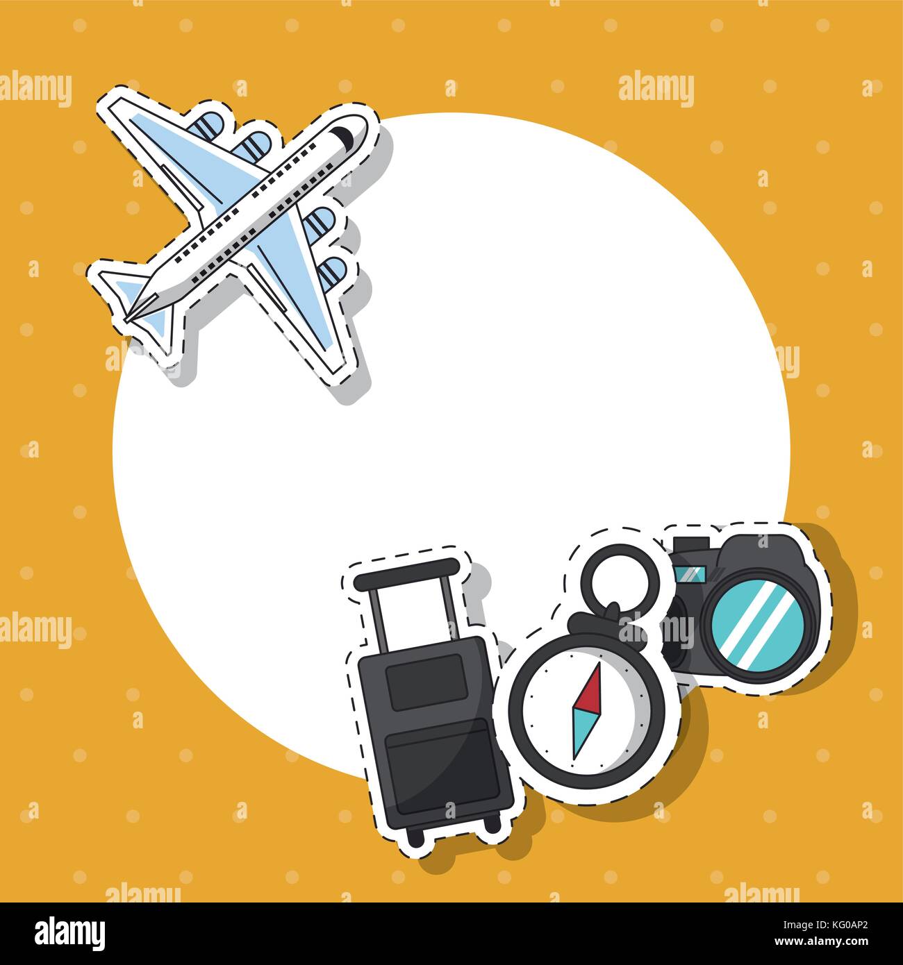 Travel around the world frame Stock Vector Image & Art - Alamy