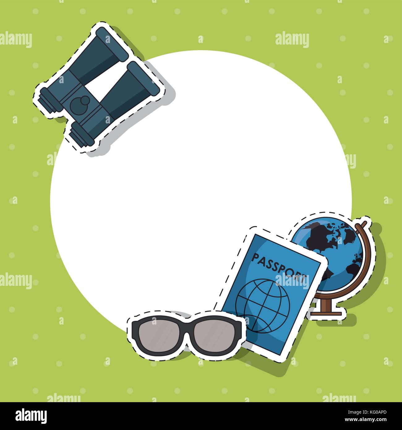 Travel around the world frame Stock Vector Image & Art - Alamy