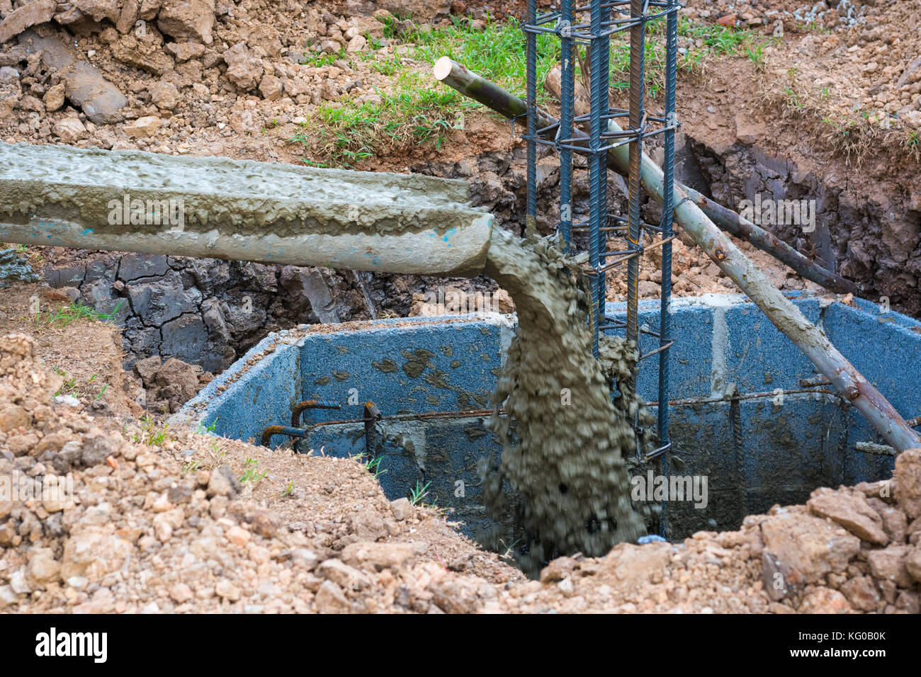 steel bar reinforcement concrete for construction Stock Photo - Alamy