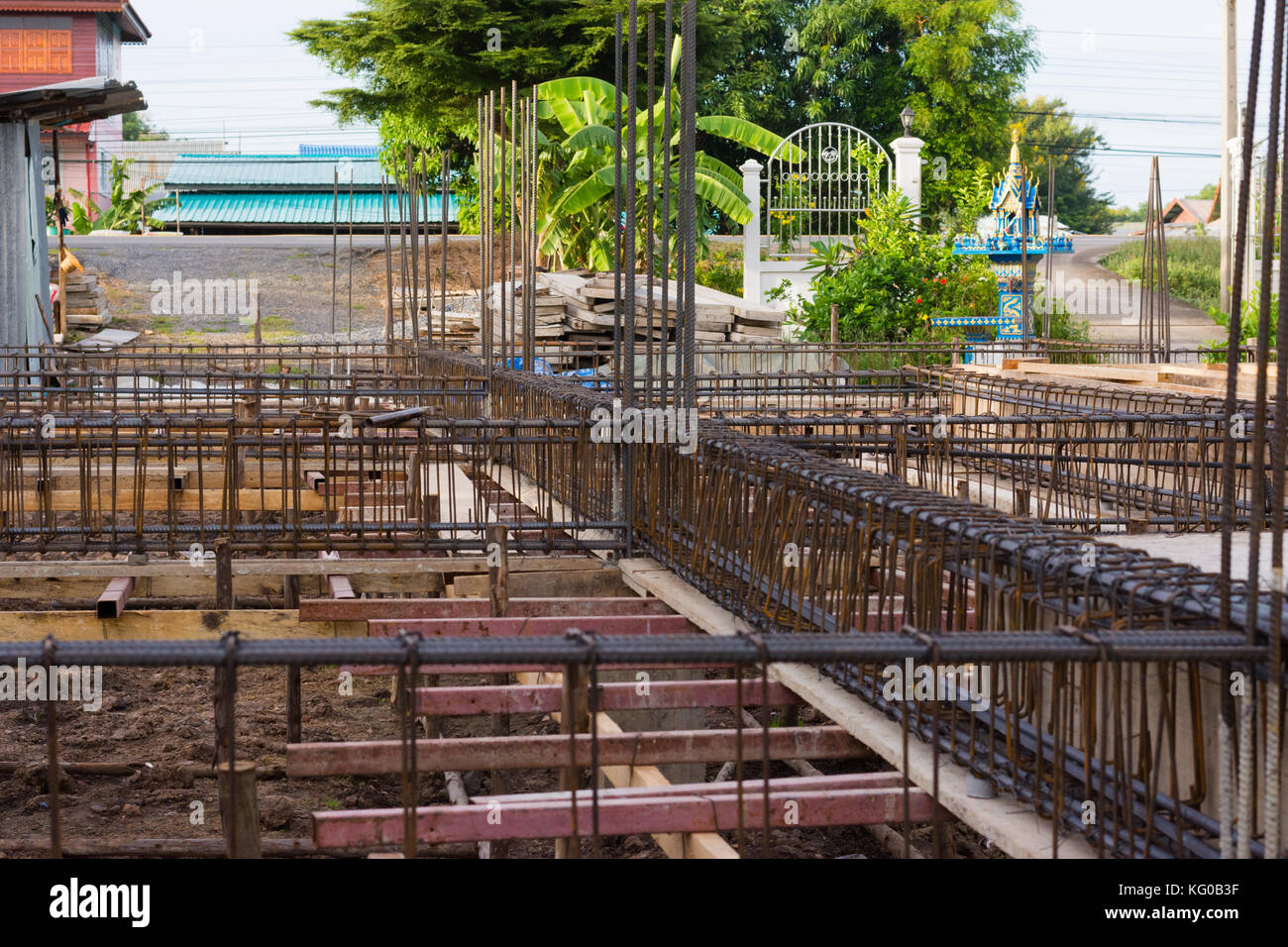 steel bar reinforcement concrete for construction Stock Photo - Alamy