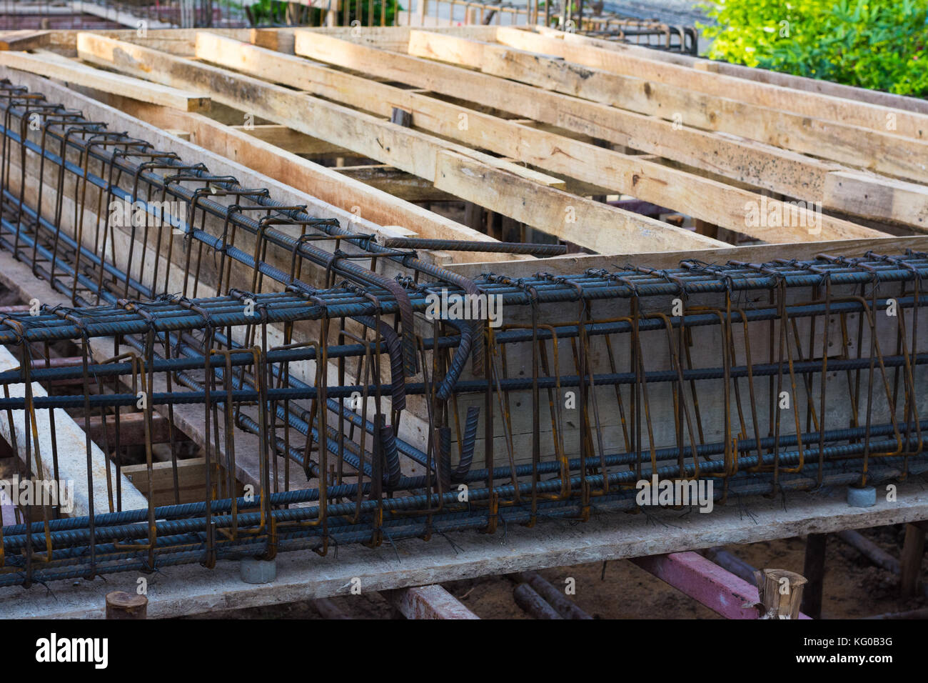 steel bar reinforcement concrete for construction Stock Photo - Alamy