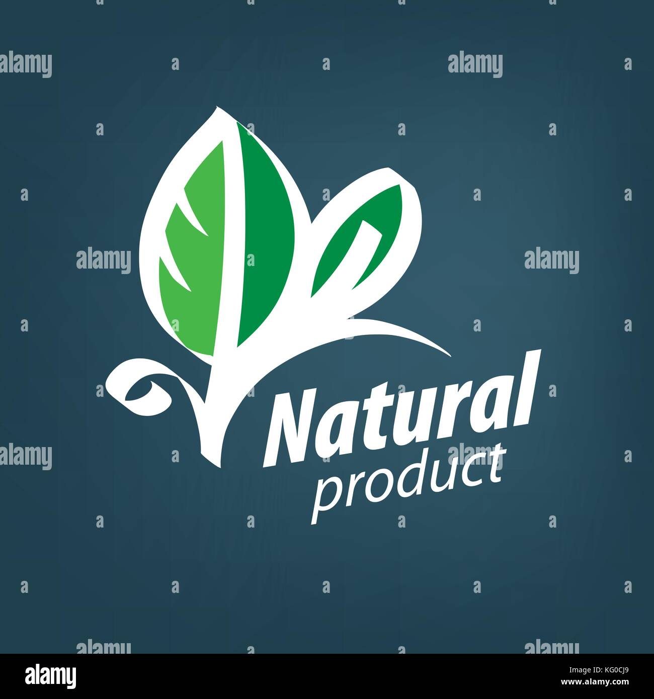 Natural product logo Stock Vector Image & Art - Alamy