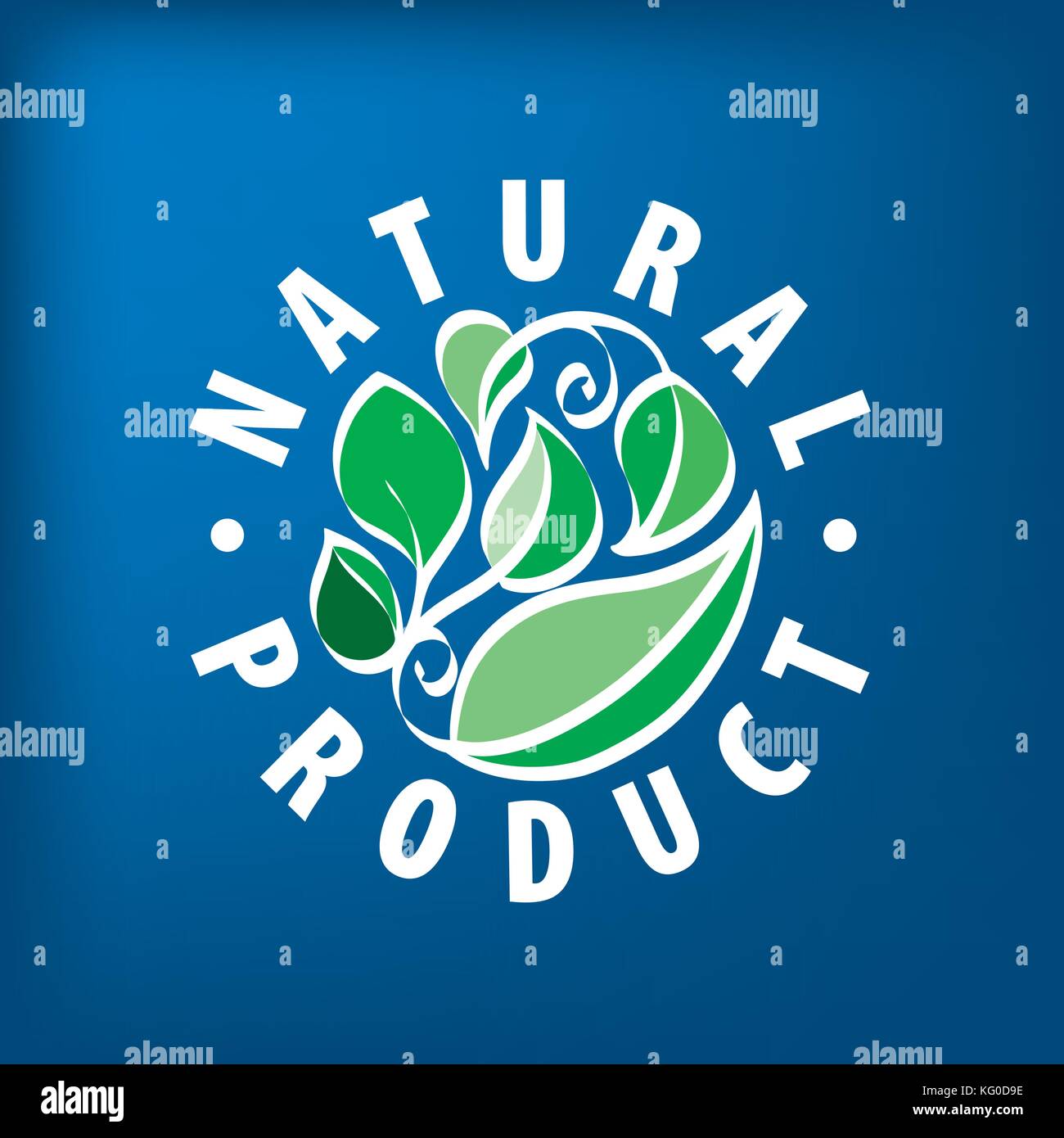 Natural product logo Stock Vector Image & Art - Alamy