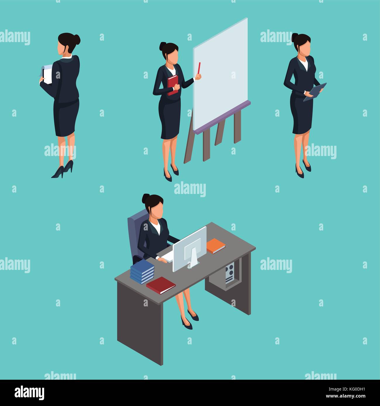 Set business marketing documents Stock Vector Images - Alamy