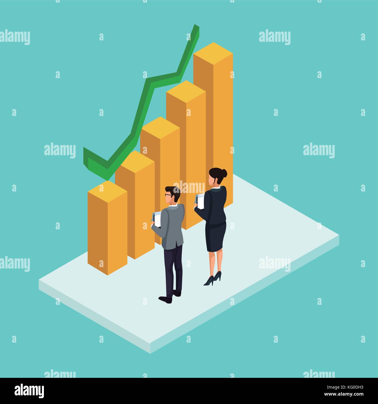 Isometric business avatars Stock Vector Image & Art - Alamy