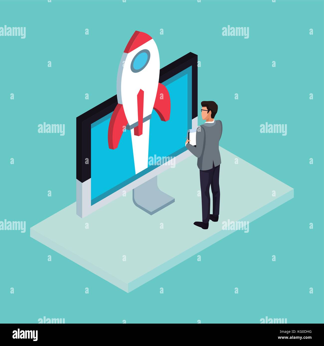 Isometric business avatars Stock Vector Image & Art - Alamy
