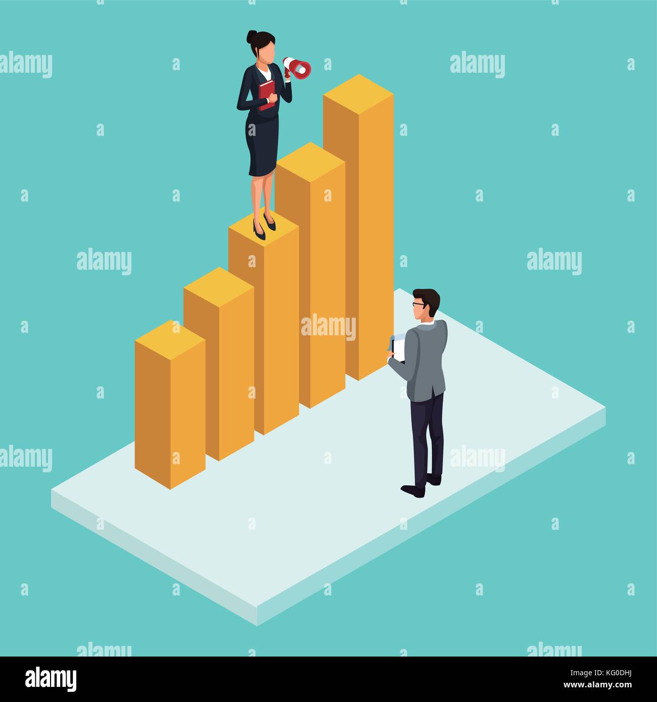 Isometric business avatars Stock Vector Image & Art - Alamy