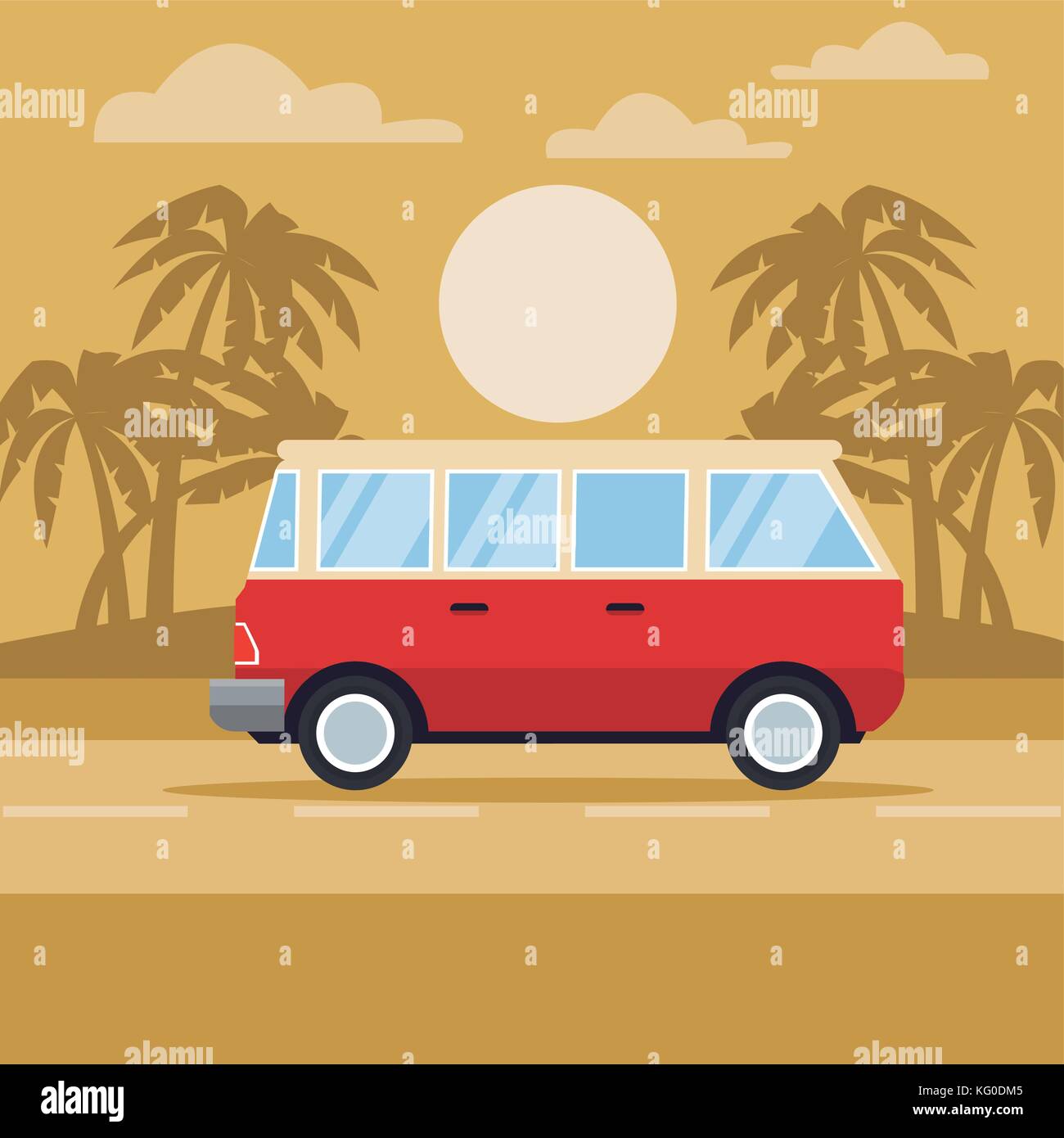 Vehicle in highway Stock Vector Image & Art - Alamy