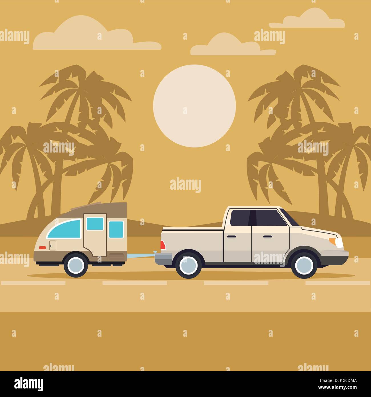 Vehicle in highway Stock Vector Image & Art - Alamy