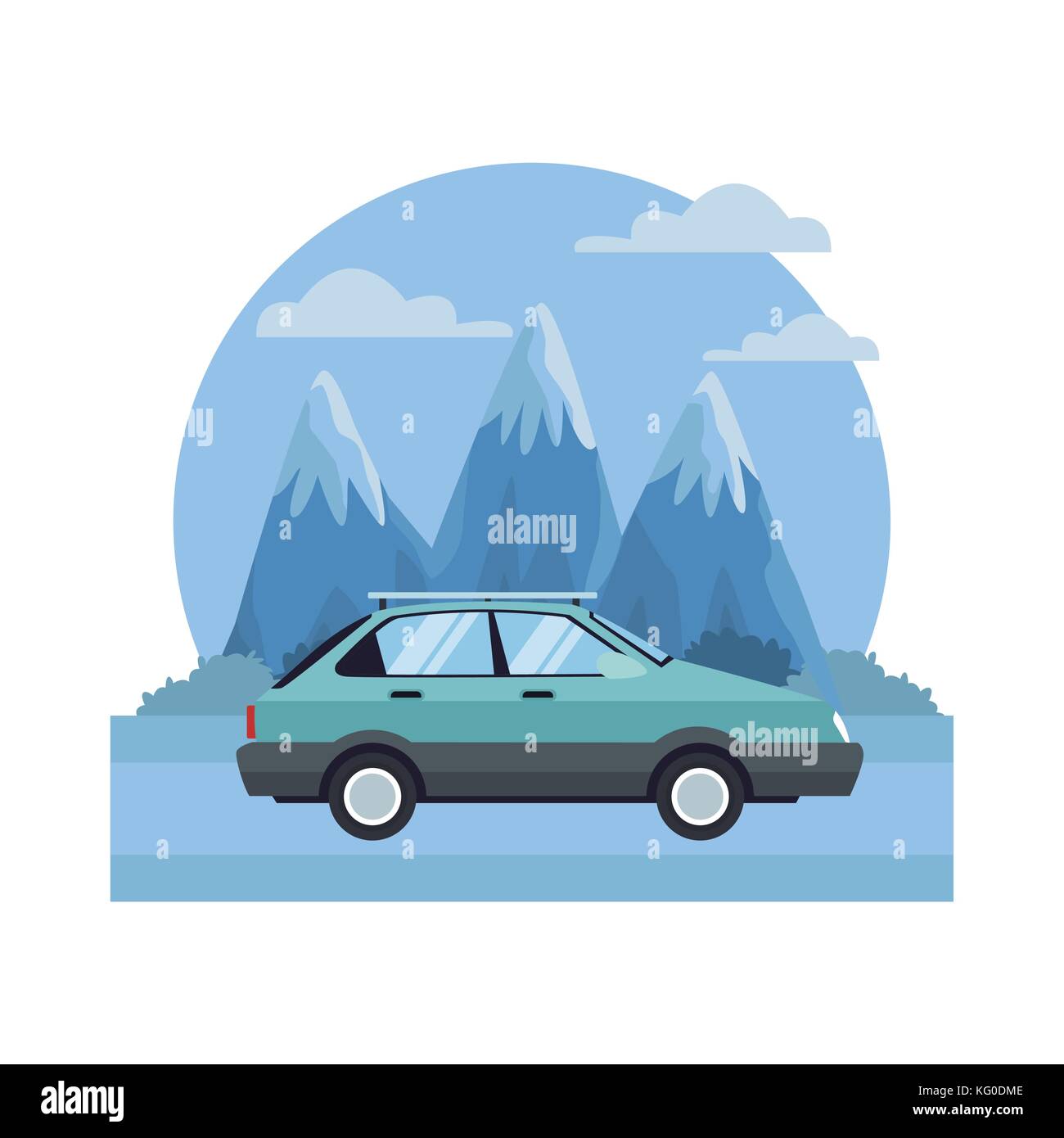 Vehicle in highway Stock Vector Image & Art - Alamy