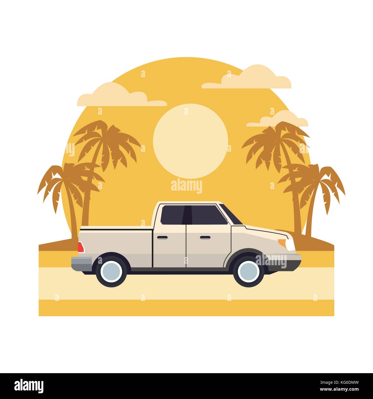 Vehicle in highway Stock Vector Image & Art - Alamy