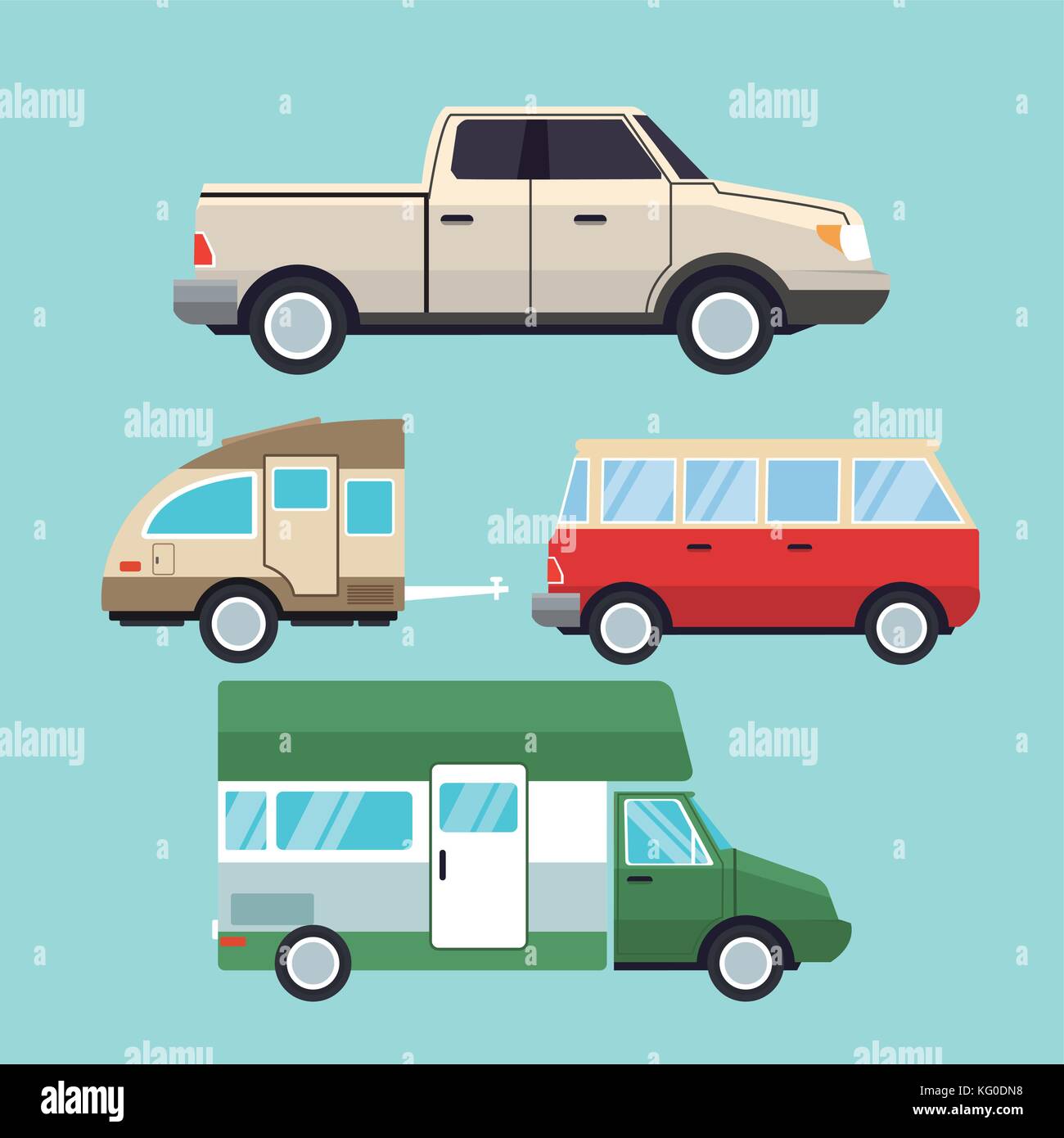 Vehicles collection set Stock Vector Image & Art - Alamy